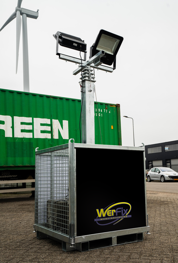 Lichtmast 5-delig 9m - Sirius 900 - Werfix